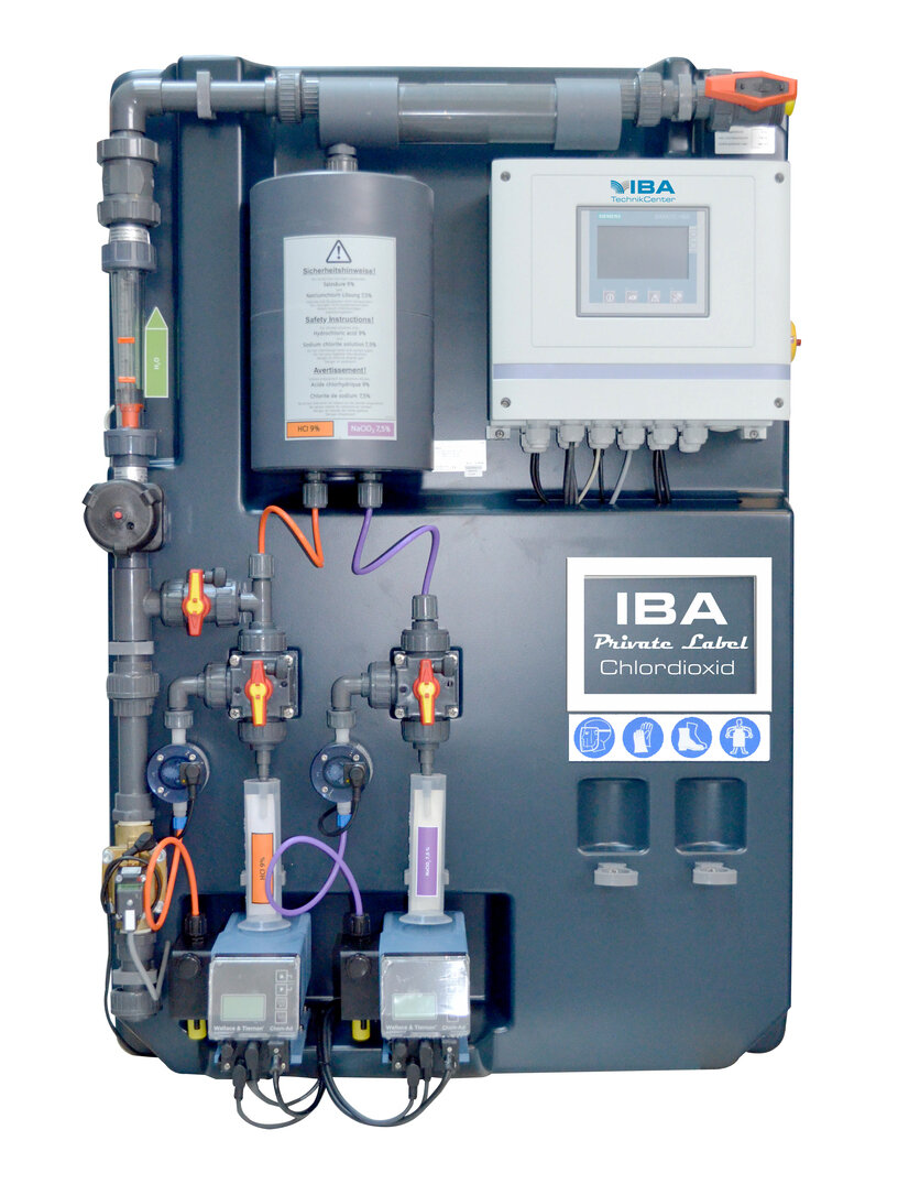 IBA OXICON-A Bypass Chlordioxid-Anlage - IBA Technikcenter Philippsbu
